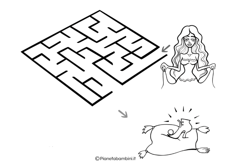42 Labirinti Facili per Bambini da Stampare | PianetaBambini.it