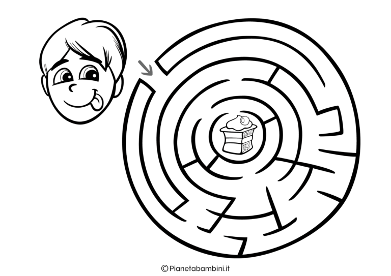 42 Labirinti Facili per Bambini da Stampare | PianetaBambini.it
