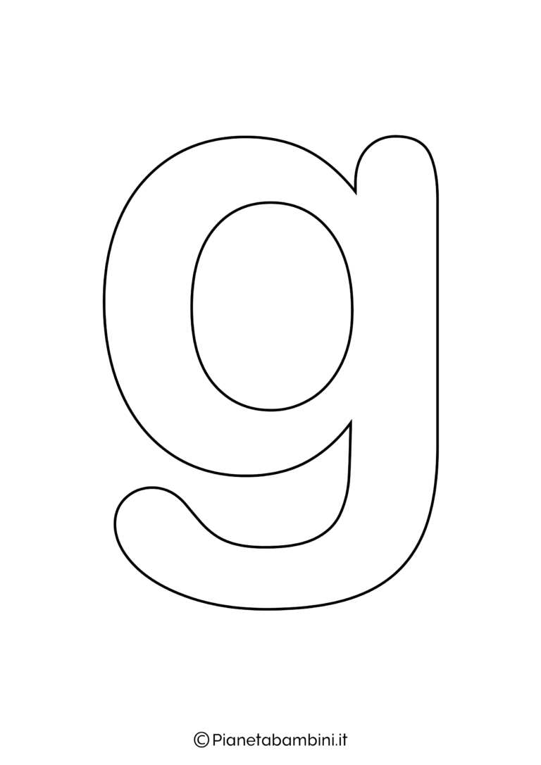 Lettere dell'Alfabeto da Stampare, Colorare e Ritagliare ...
