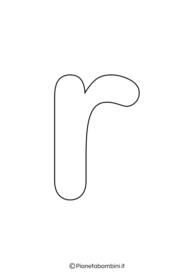 Lettere dell'Alfabeto da Stampare, Colorare e Ritagliare ...