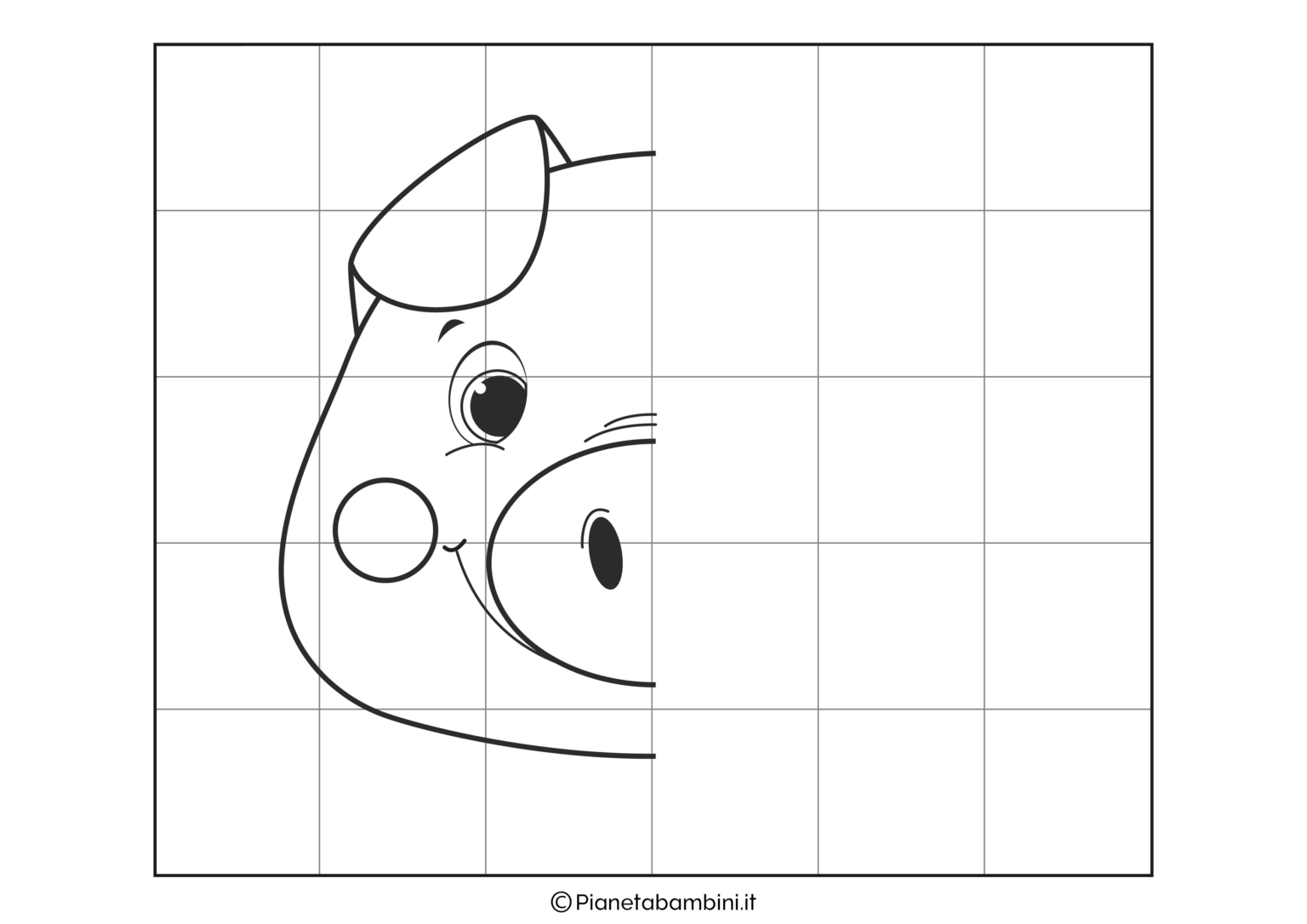 Disegni Simmetrici da Stampare, Completare e Colorare | PianetaBambini.it