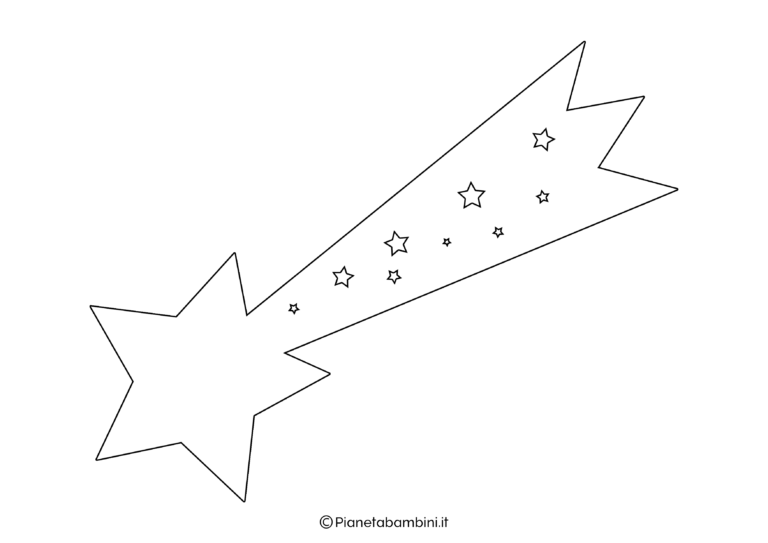 Disegni di Stelle da Stampare, Colorare e Ritagliare | PianetaBambini.it