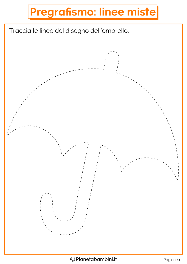 Schede di Pregrafismo di Percorsi con Linee Rette e Curve ...