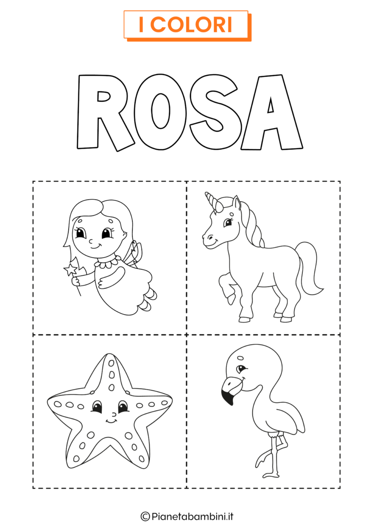 Schede per Insegnare i Colori ai Bambini da Stampare | PianetaBambini.it