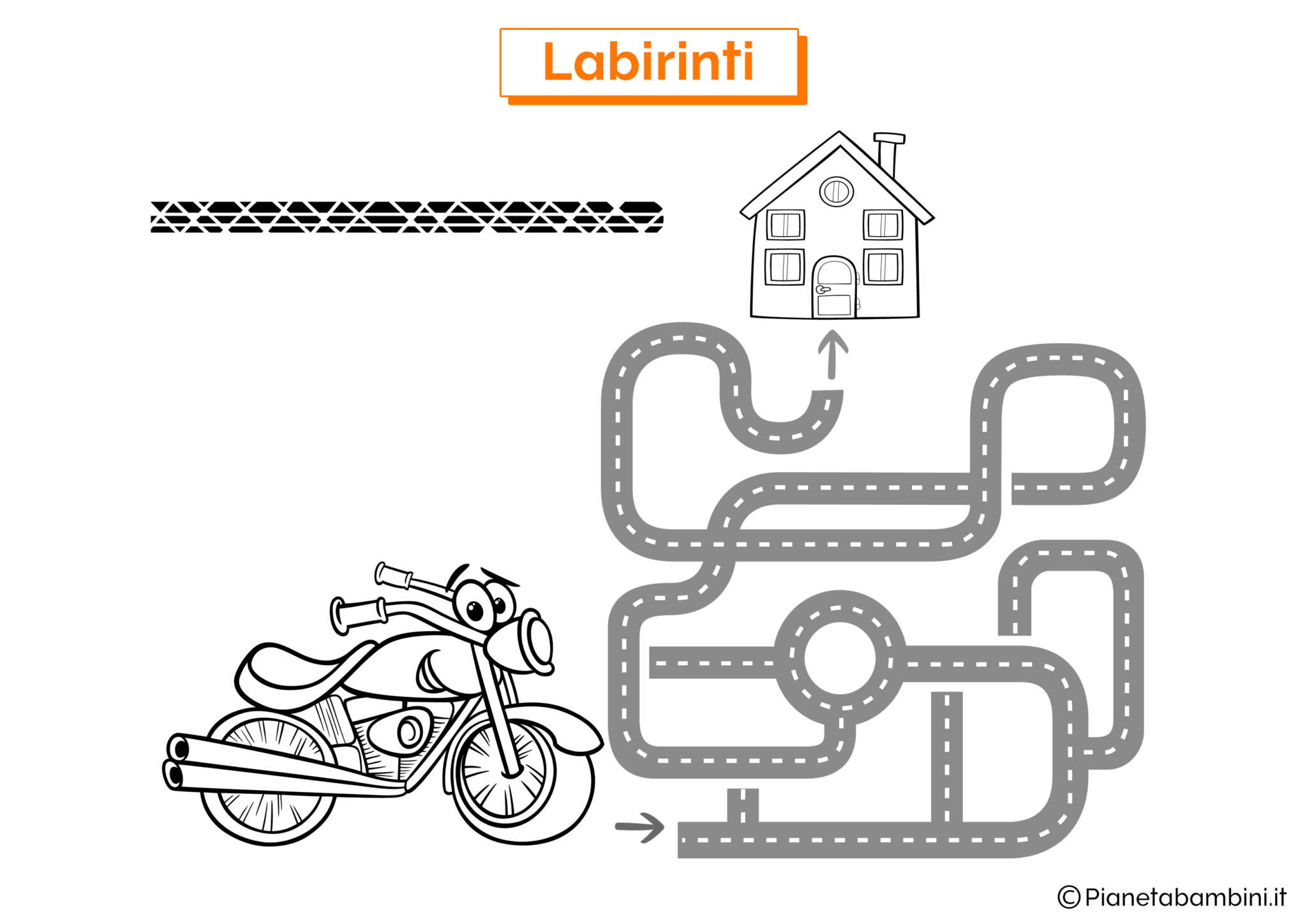 Labirinti da Stampare per Bambini di 5 Anni Circa | PianetaBambini.it
