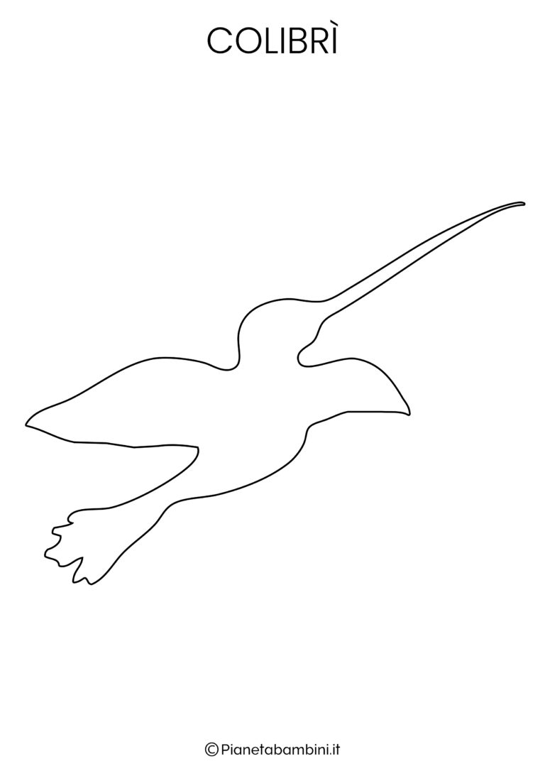 Sagome di Uccelli da Stampare e Ritagliare | PianetaBambini.it