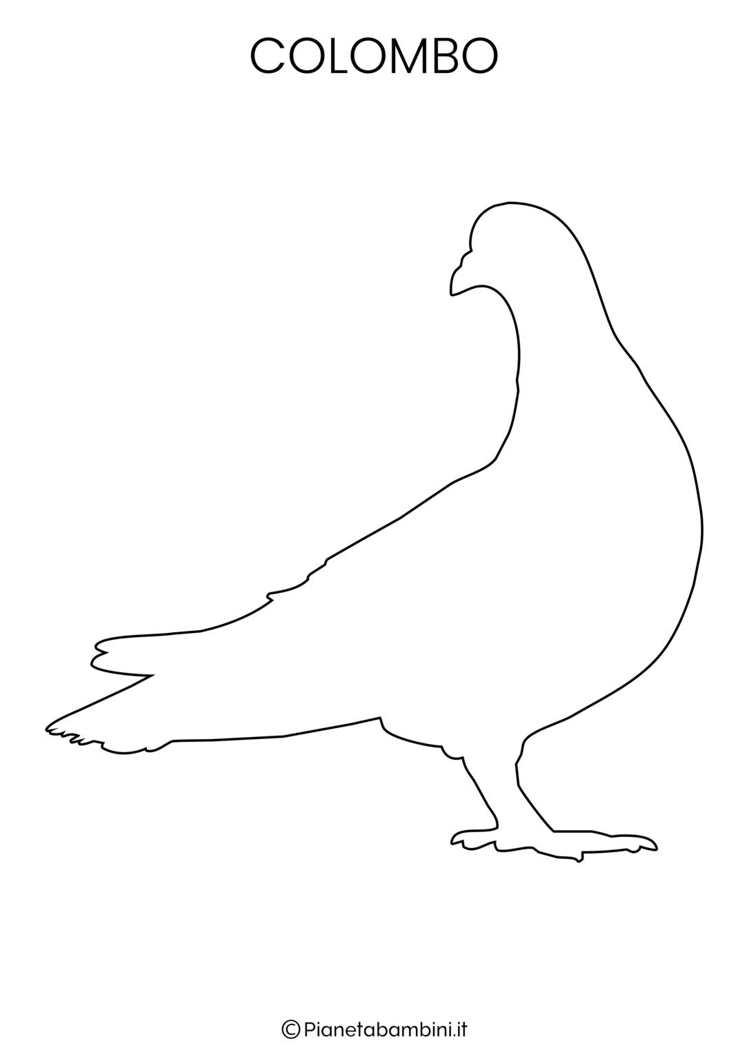 Sagome di Uccelli da Stampare e Ritagliare | PianetaBambini.it
