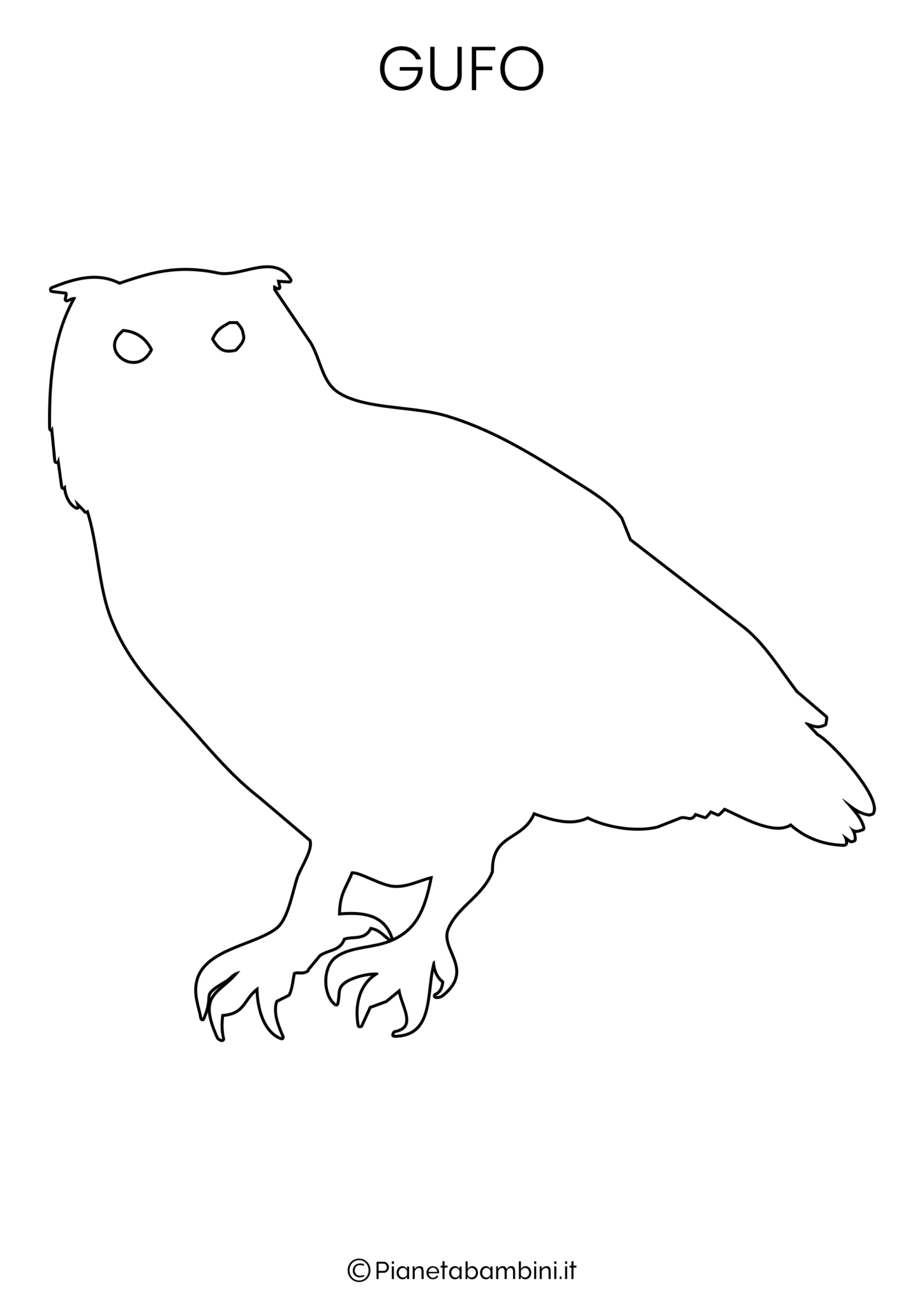 Sagome di Uccelli da Stampare e Ritagliare | PianetaBambini.it