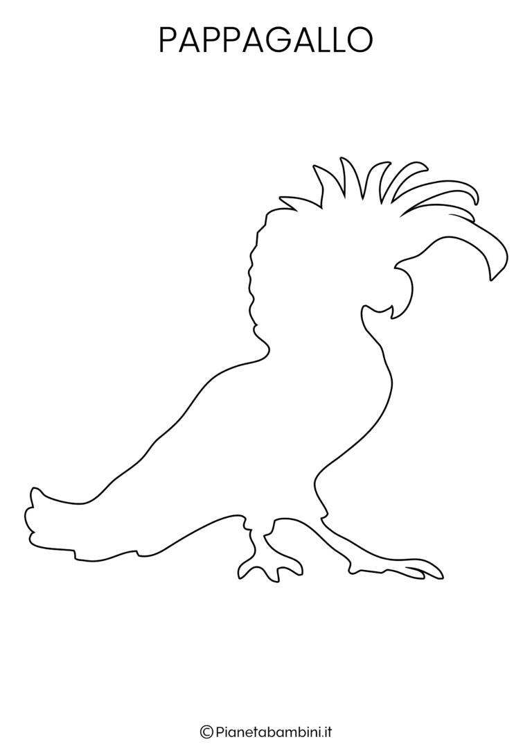 Sagome di Uccelli da Stampare e Ritagliare | PianetaBambini.it