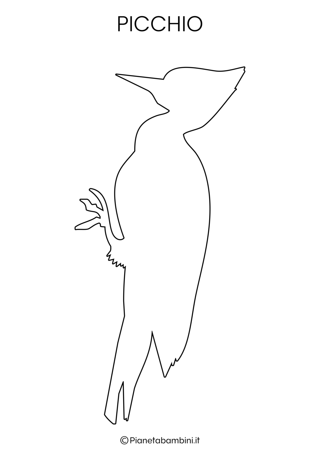 Sagome di Uccelli da Stampare e Ritagliare | PianetaBambini.it