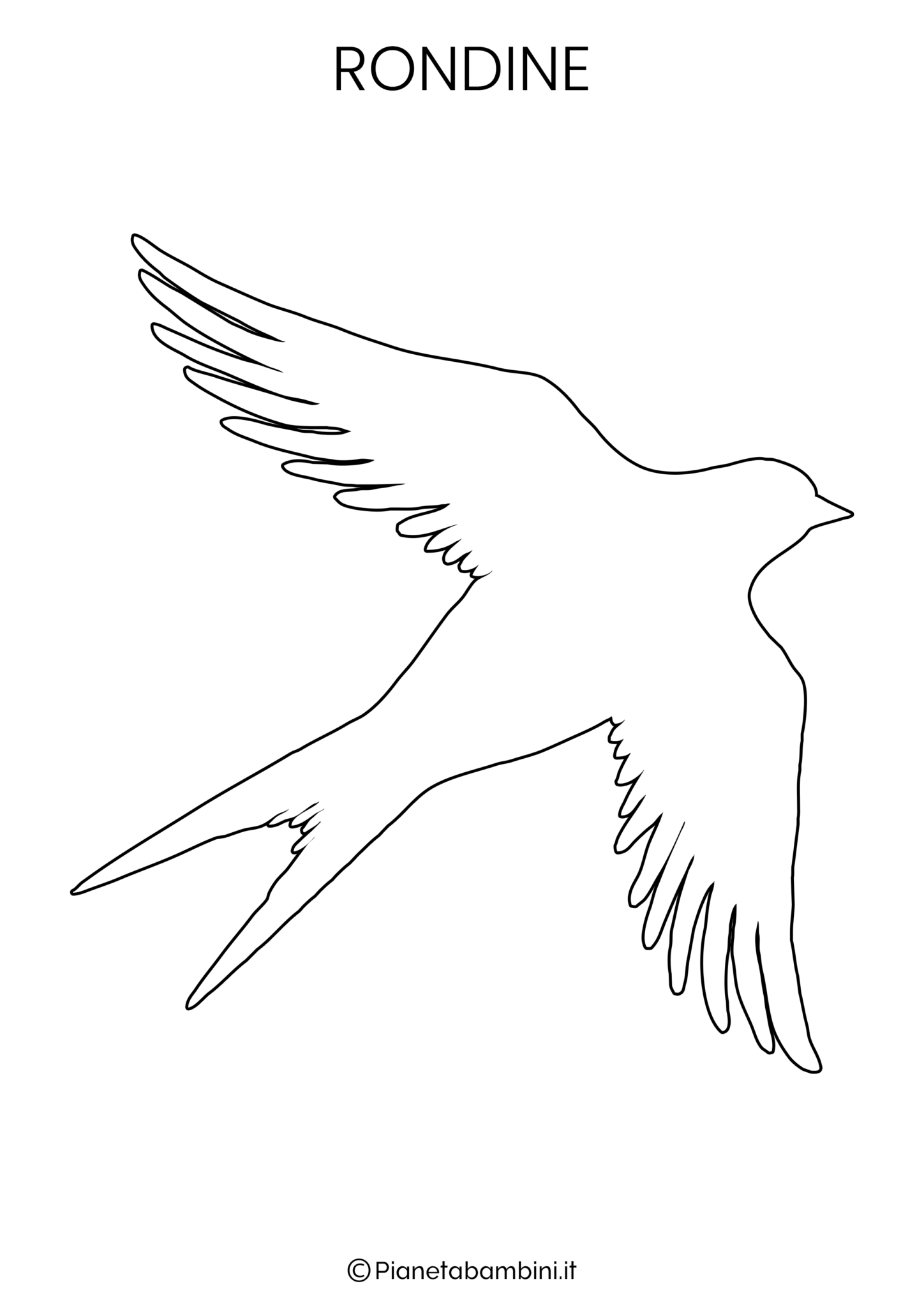 Sagome di Uccelli da Stampare e Ritagliare | PianetaBambini.it