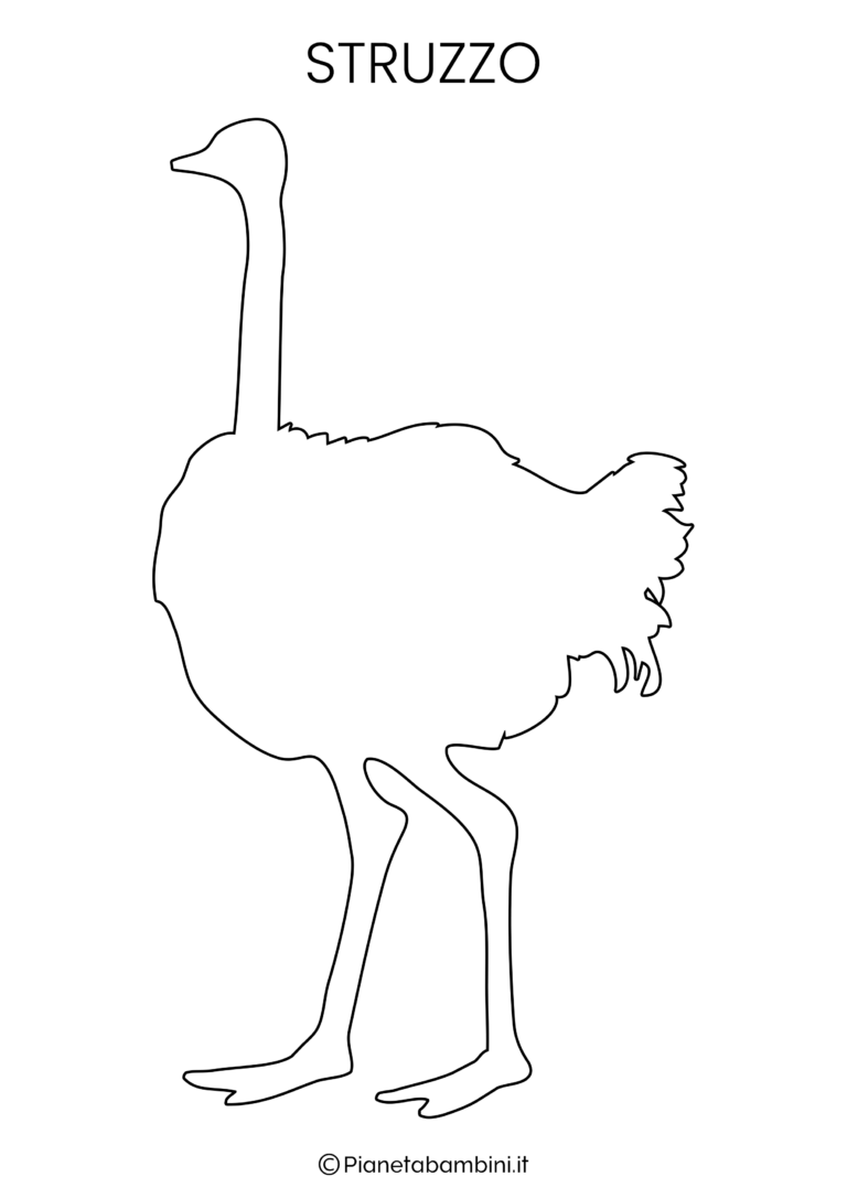 Sagome di Uccelli da Stampare e Ritagliare | PianetaBambini.it