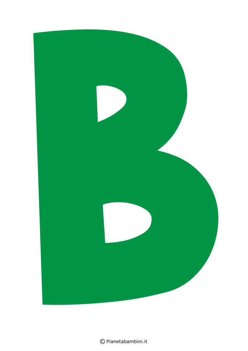 Lettere dell'Alfabeto Colorate e Grandi da Stampare | PianetaBambini.it