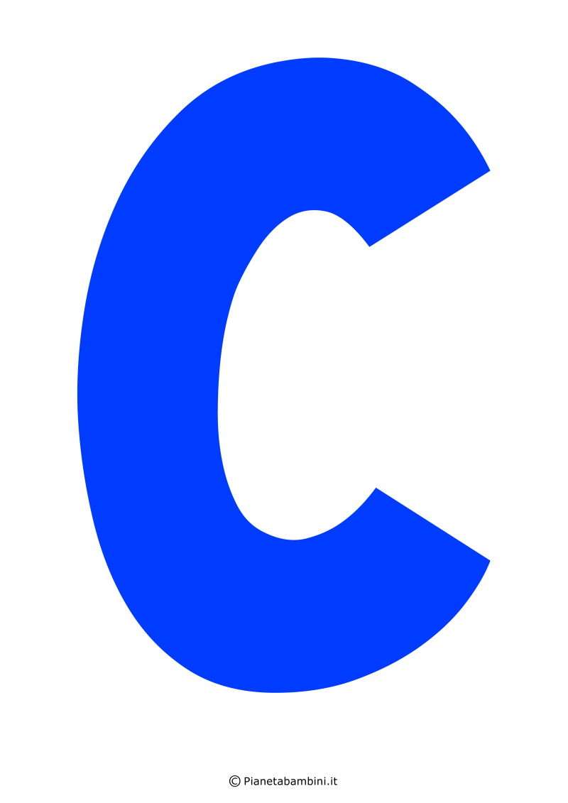 Lettere dell'Alfabeto Colorate e Grandi da Stampare | PianetaBambini.it