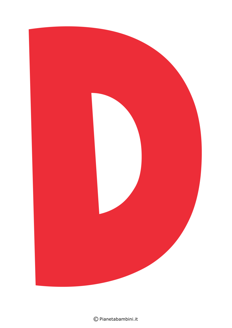 Lettere dell'Alfabeto Colorate e Grandi da Stampare | PianetaBambini.it