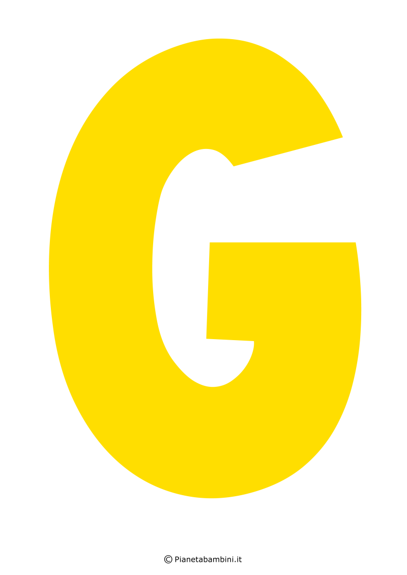Lettere dell'Alfabeto Colorate e Grandi da Stampare | PianetaBambini.it