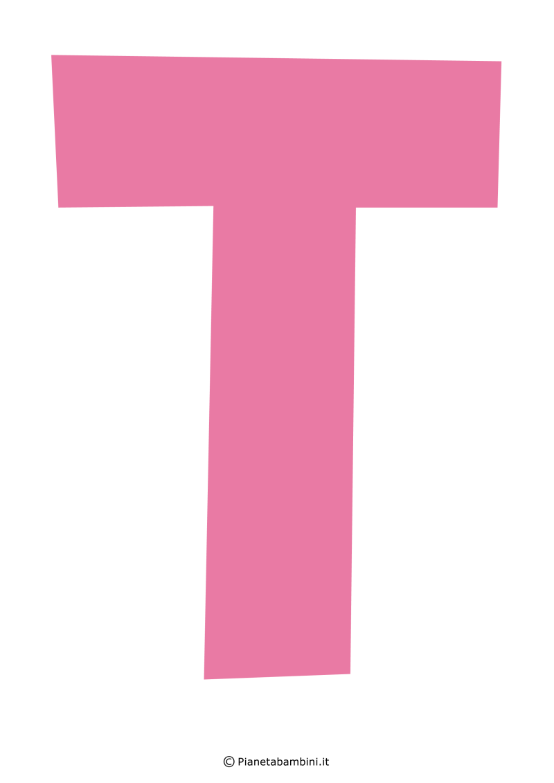 Lettere dell'Alfabeto Colorate e Grandi da Stampare | PianetaBambini.it