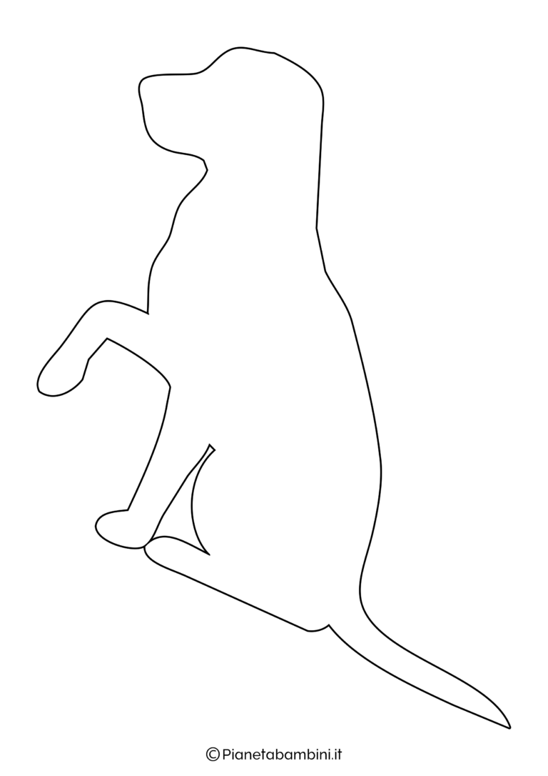 Sagome di Cani da Stampare e Ritagliare | PianetaBambini.it