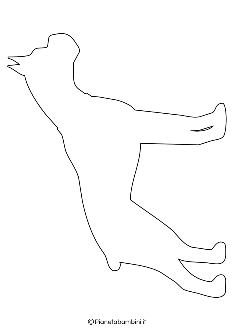 Sagome di Cani da Stampare e Ritagliare | PianetaBambini.it