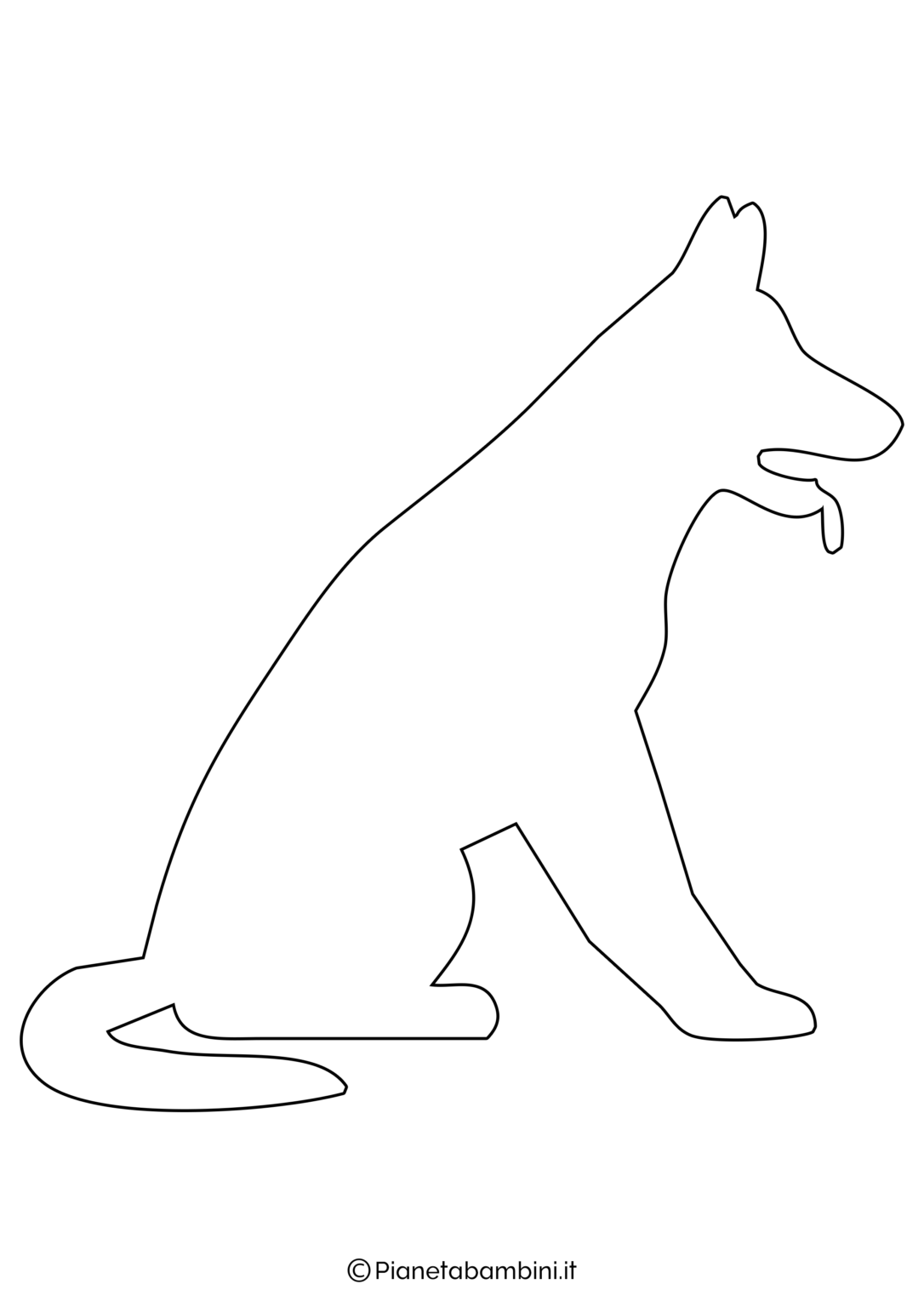 Sagome di Cani da Stampare e Ritagliare | PianetaBambini.it