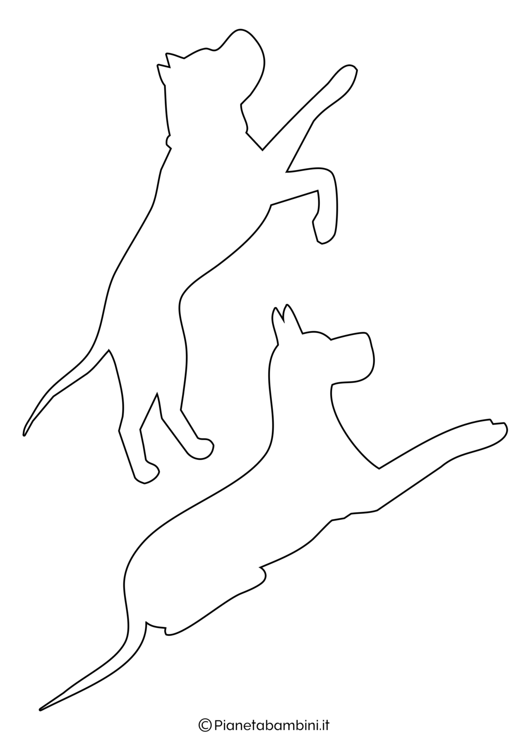 Sagome di Cani da Stampare e Ritagliare | PianetaBambini.it