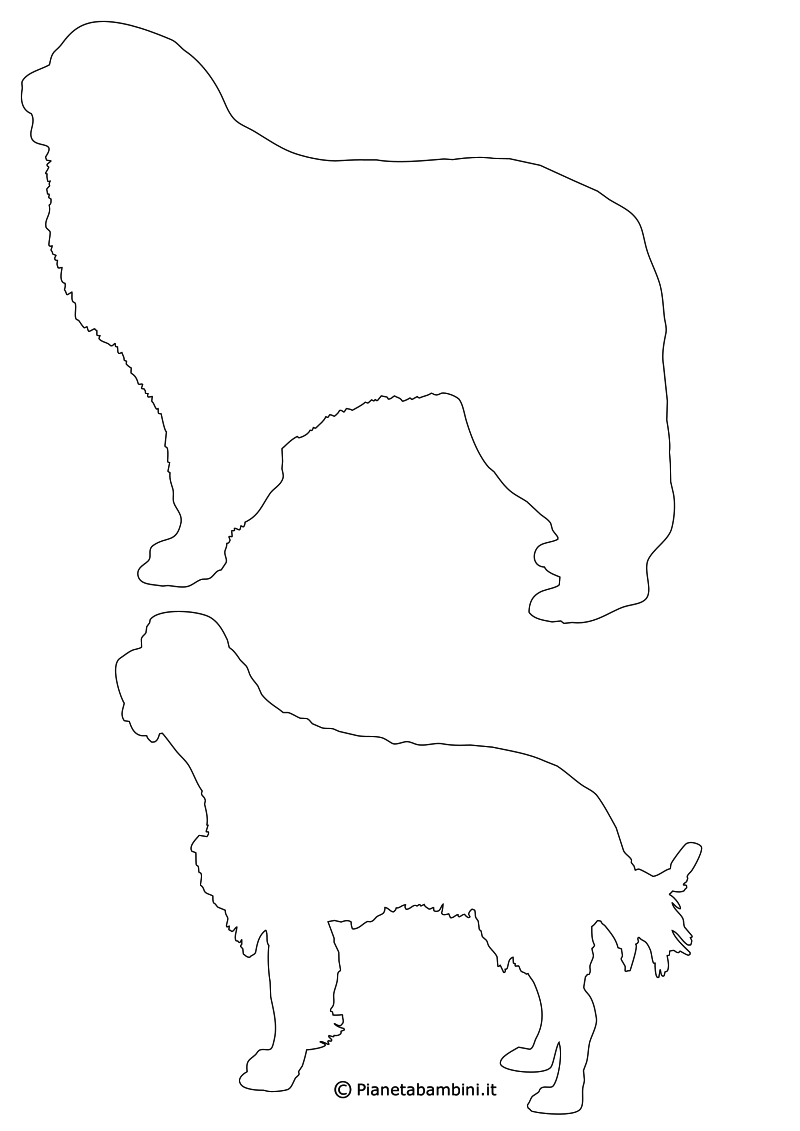 Sagome di Cani da Stampare e Ritagliare | PianetaBambini.it