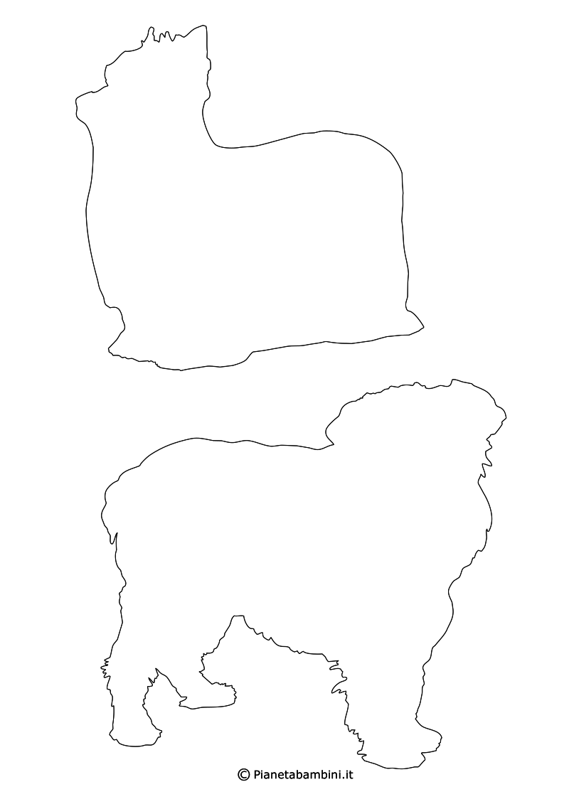 Sagome di Cani da Stampare e Ritagliare | PianetaBambini.it