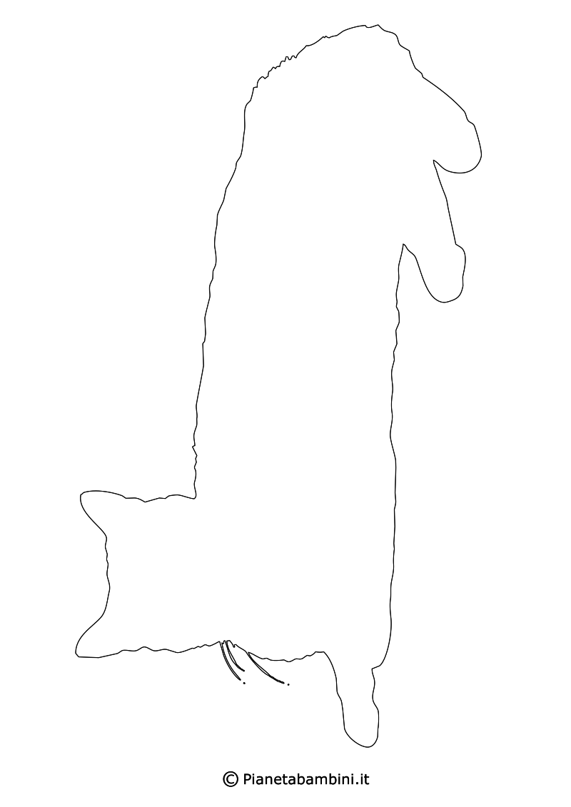 Sagome di Gatti da Stampare e Ritagliare | PianetaBambini.it