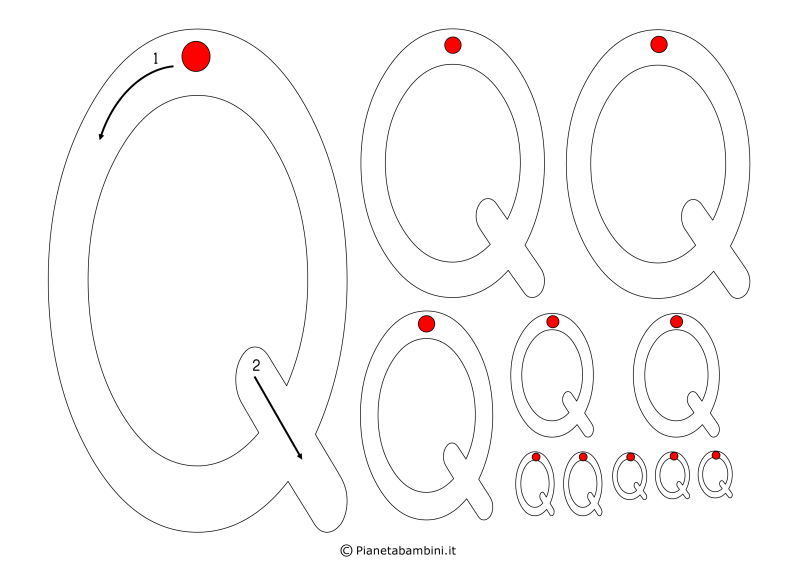 Schede per Imparare a Scrivere le Lettere dell'Alfabeto | PianetaBambini.it