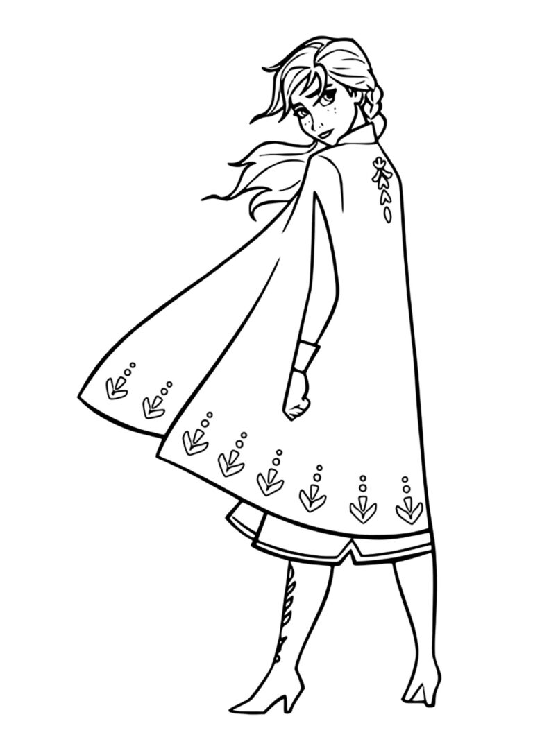 Pagine Da Colorare Dei Personaggi Disney Frozen