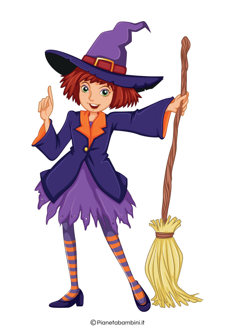 Immagini della Befana da Stampare e Ritagliare Gratis | PianetaBambini.it