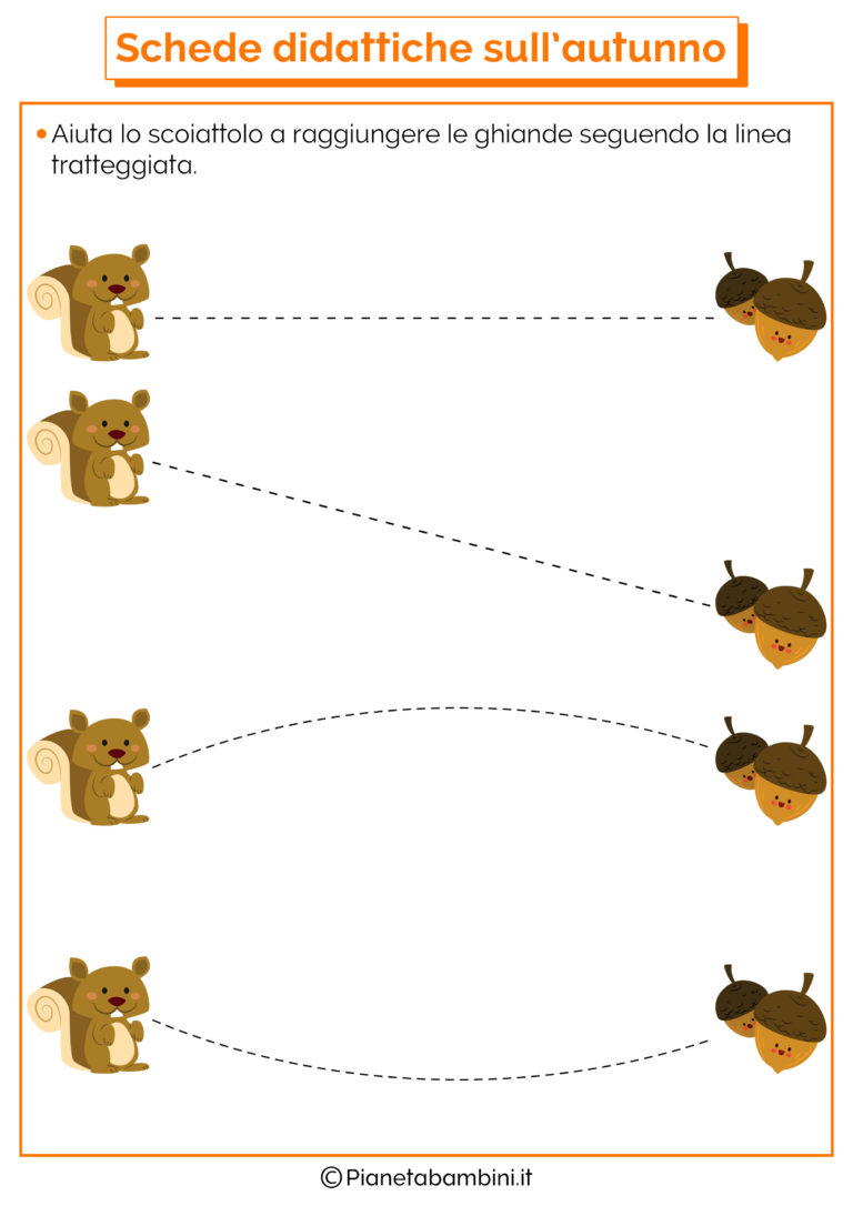 Schede Didattiche sull'Autunno per la Scuola dell'Infanzia ...