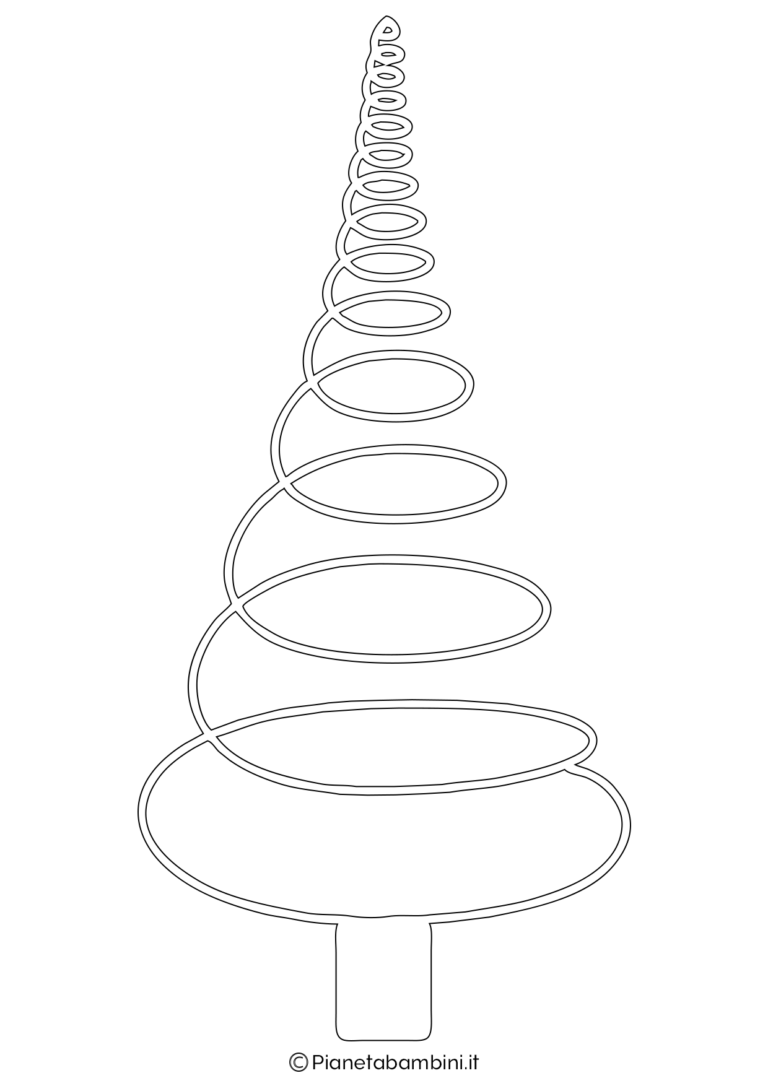 54 Sagome di Alberi di Natale da Stampare e Ritagliare | PianetaBambini.it