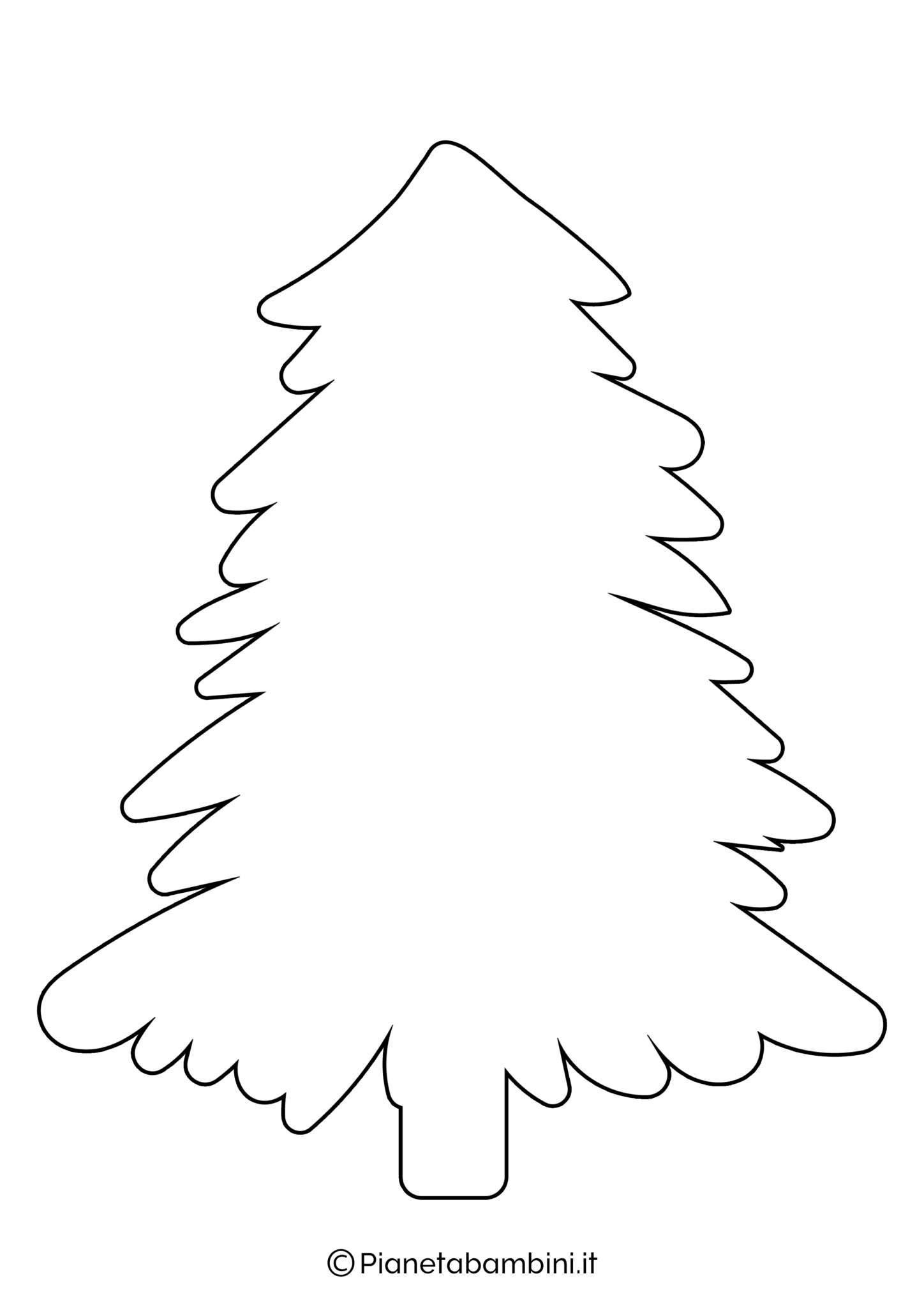 54 Sagome di Alberi di Natale da Stampare e Ritagliare | PianetaBambini.it