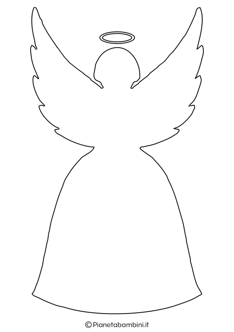 Sagoma Di Angelo Di Natale