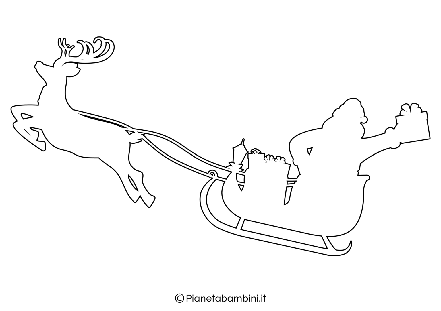 34 Sagome di Renne da Stampare e Ritagliare | PianetaBambini.it
