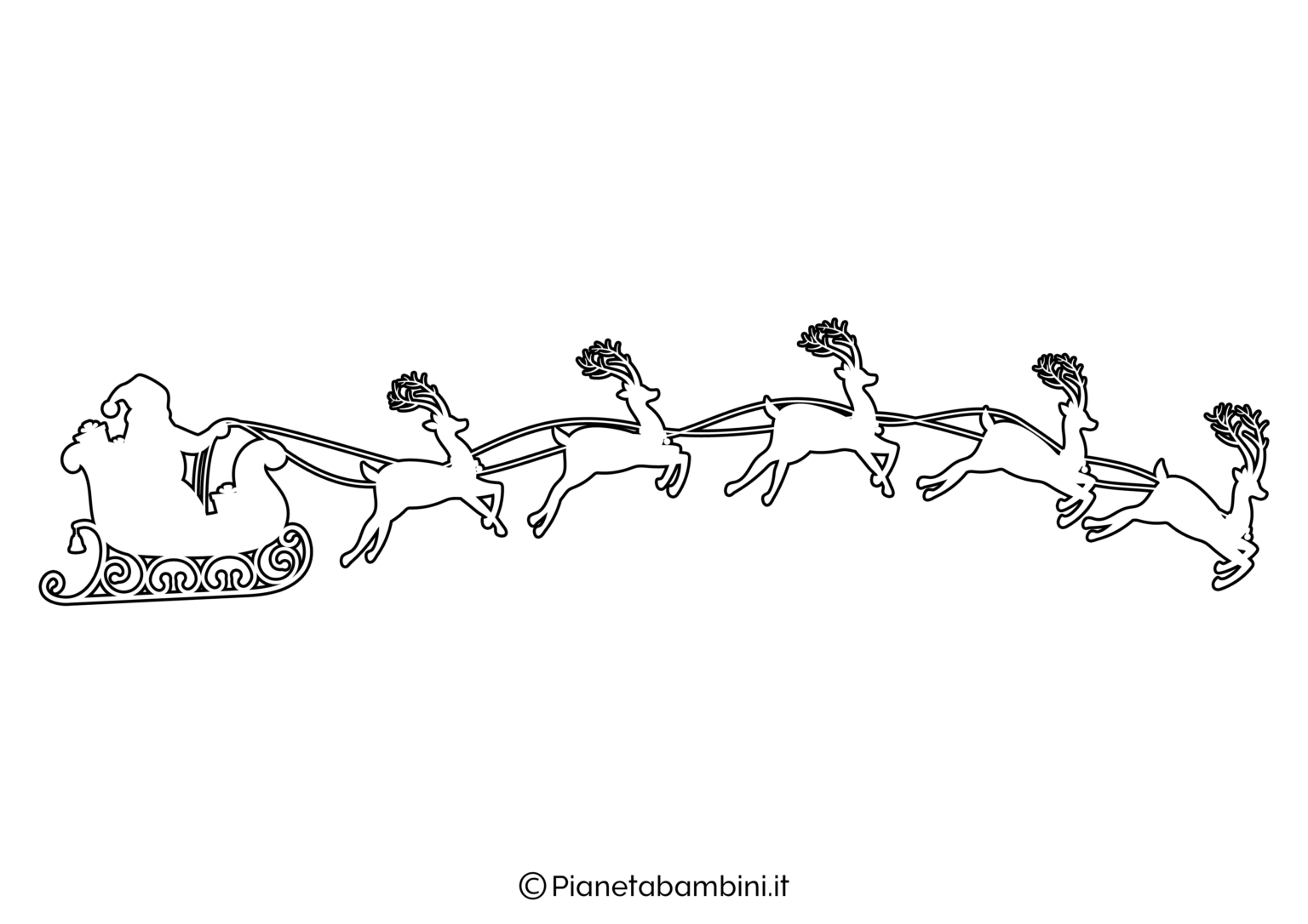 34 Sagome di Renne da Stampare e Ritagliare | PianetaBambini.it