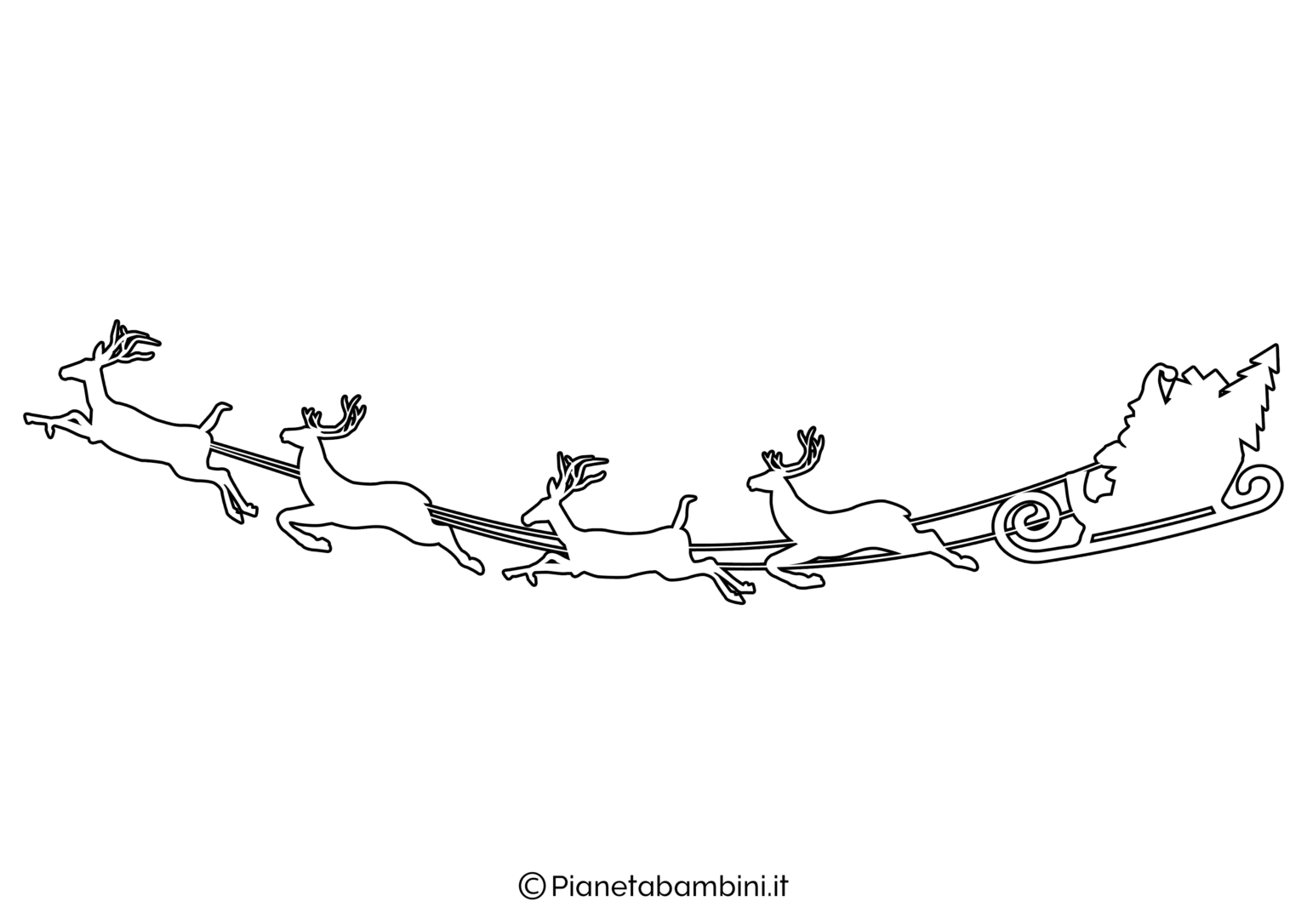 34 Sagome di Renne da Stampare e Ritagliare | PianetaBambini.it