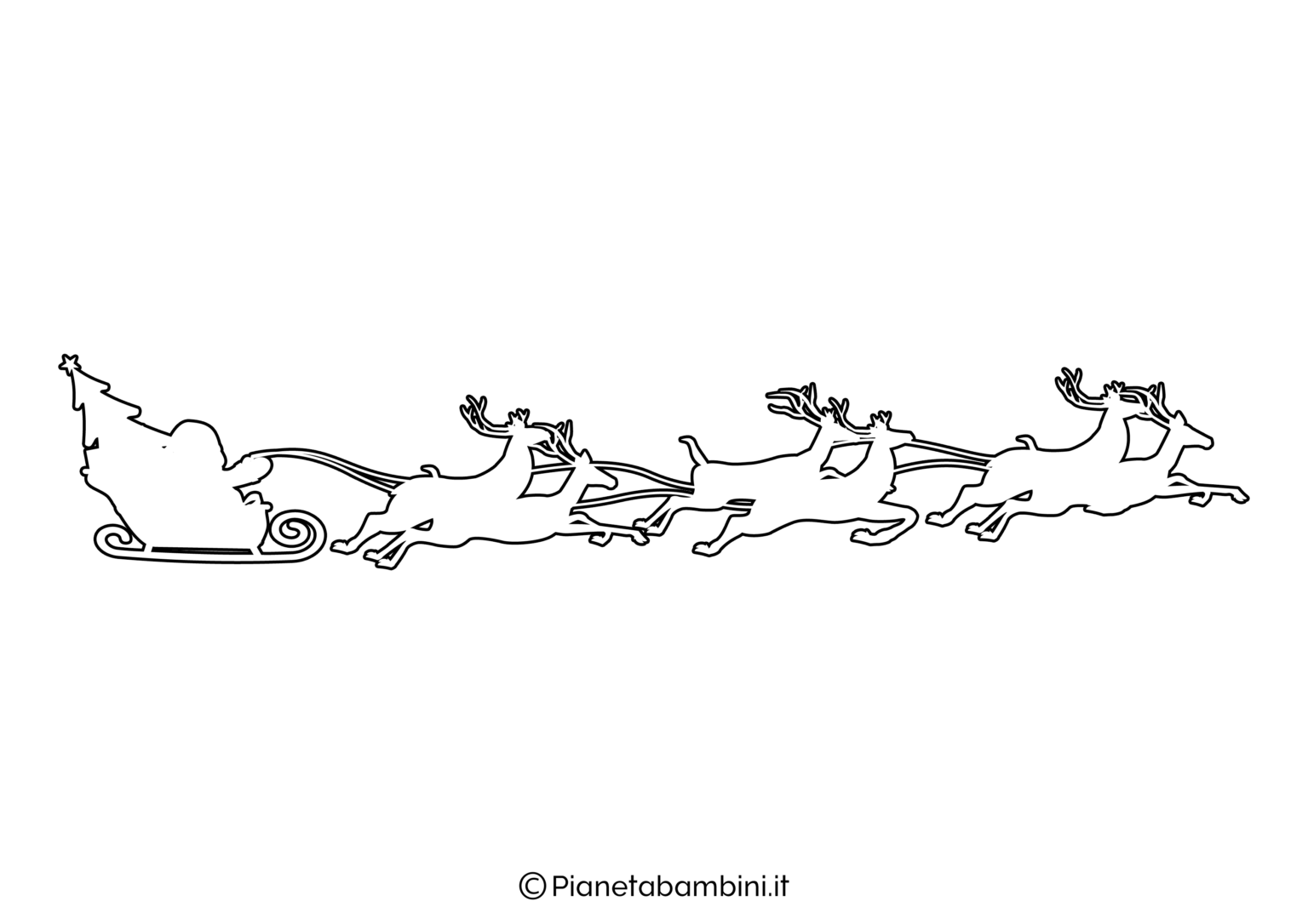 34 Sagome di Renne da Stampare e Ritagliare | PianetaBambini.it