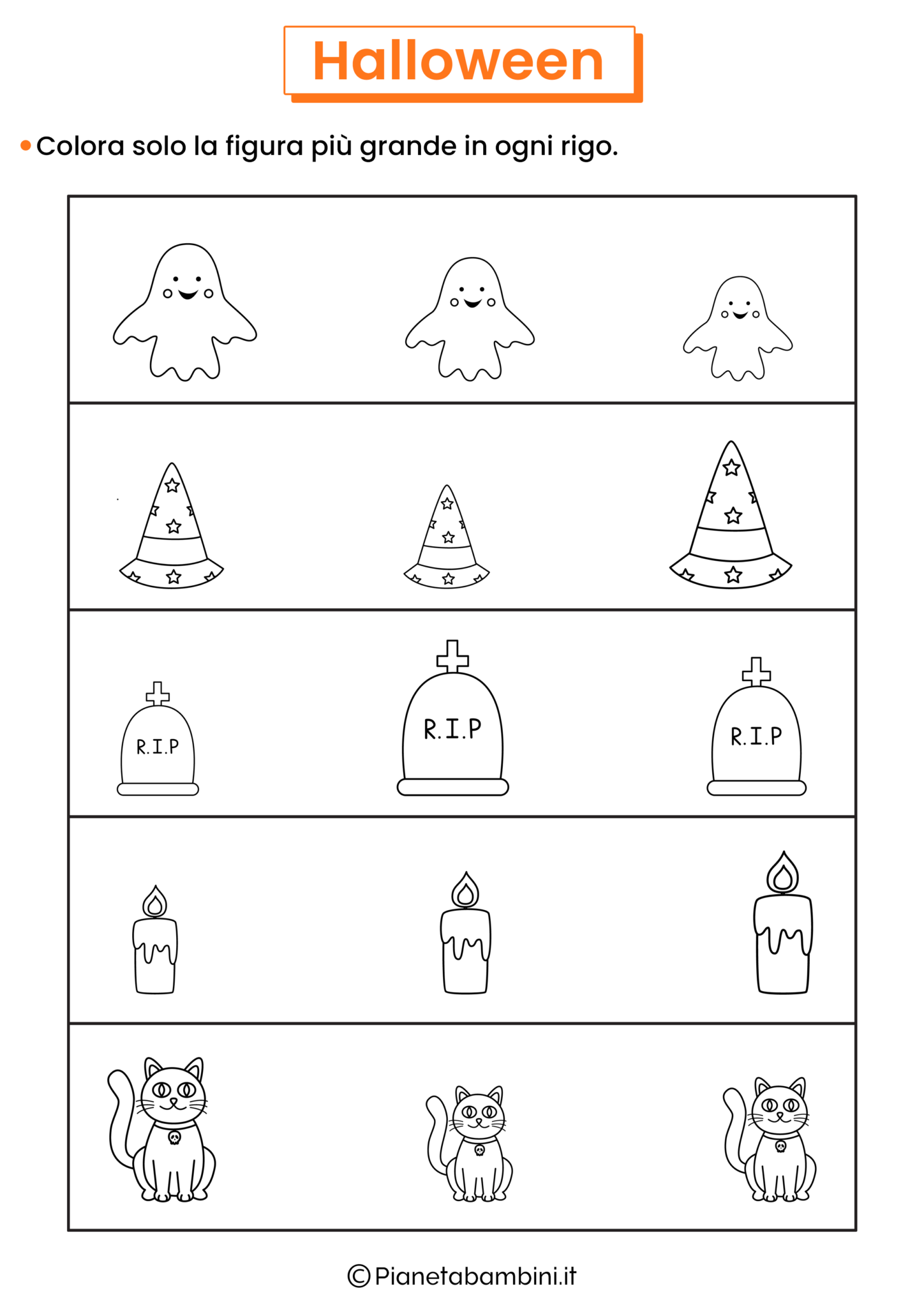Schede Didattiche di Halloween per la Scuola Primaria | PianetaBambini.it
