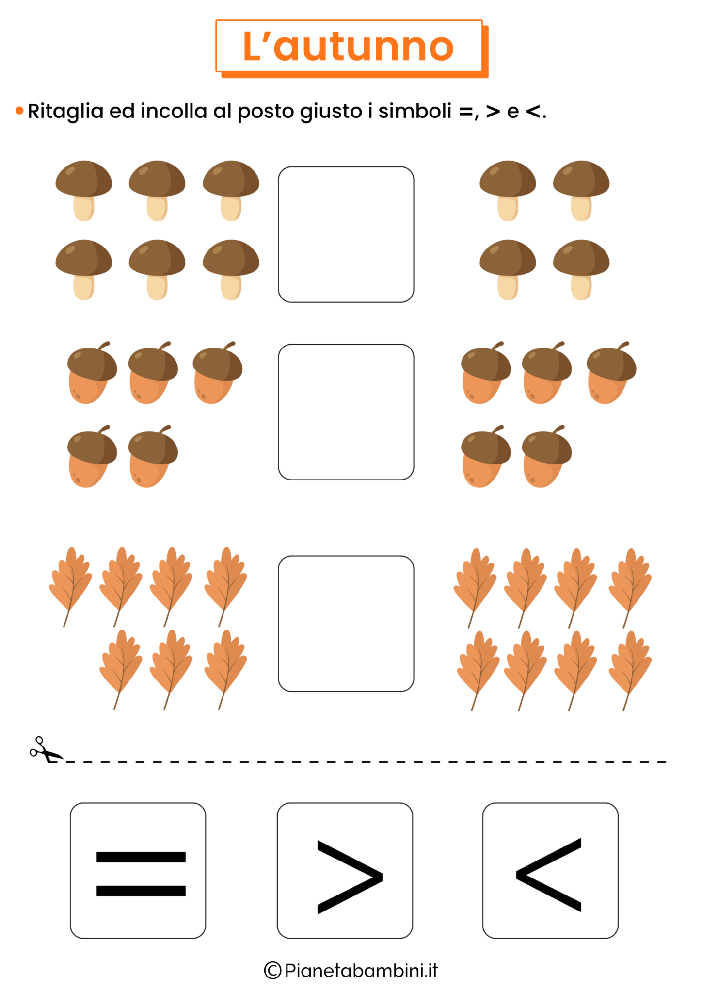 Schede Didattiche sull'Autunno per la Scuola Primaria | PianetaBambini.it