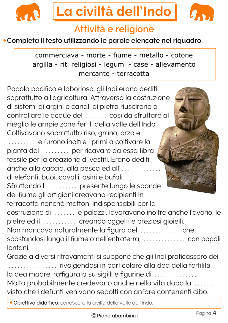 La Civiltà dell'Indo: Schede Didattiche per la Scuola Primaria ...