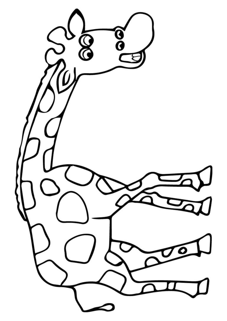 30 Disegni di Giraffe da Colorare | PianetaBambini.it