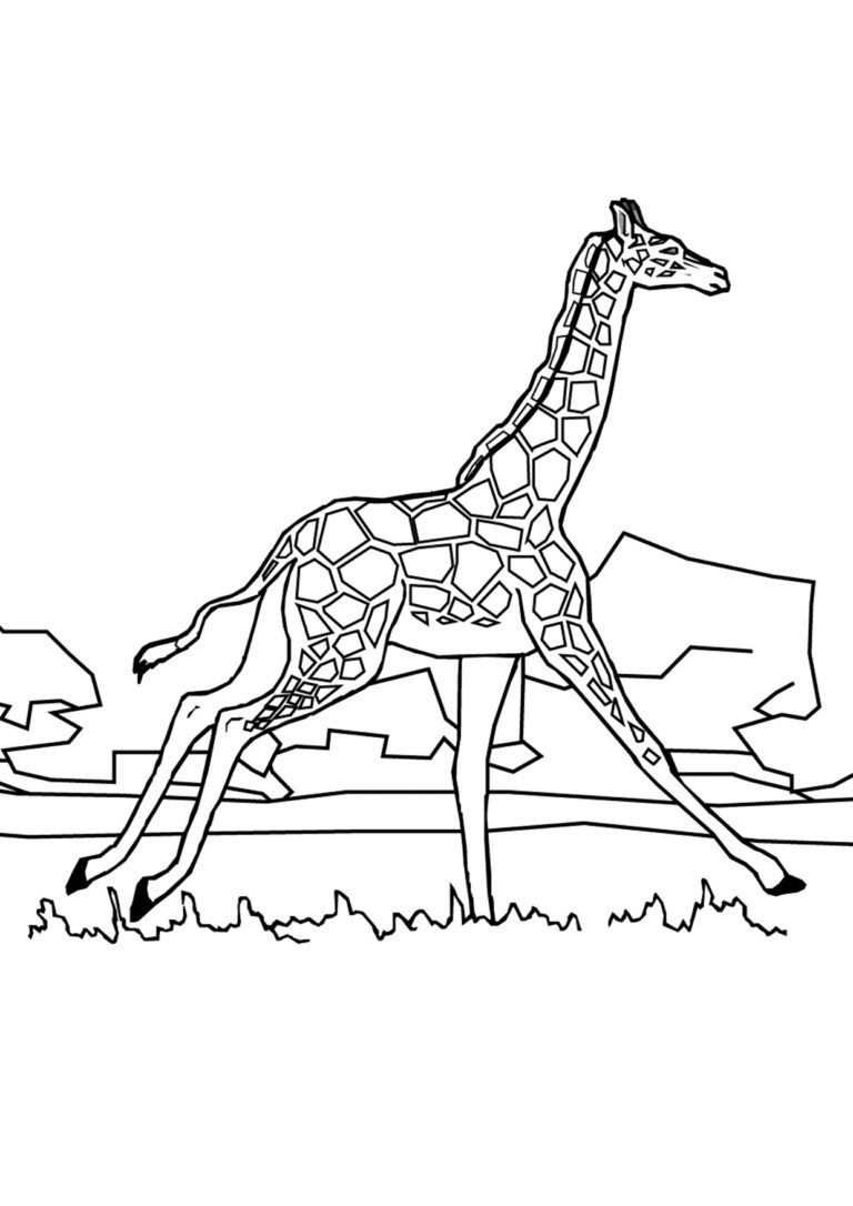 30 Disegni di Giraffe da Colorare | PianetaBambini.it