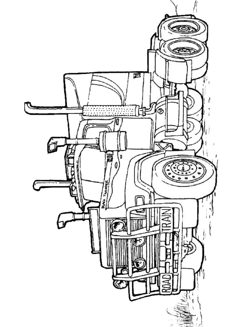 51 Disegni di Camion da Colorare | PianetaBambini.it