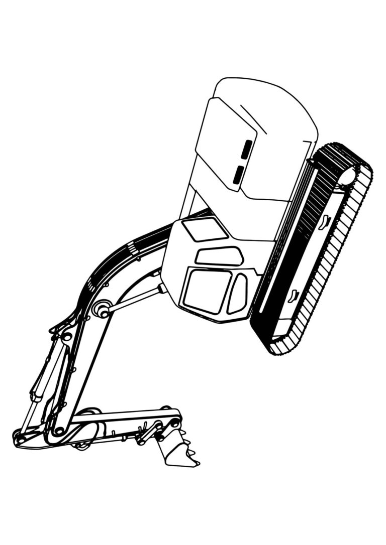 30 Disegni di Escavatori da Colorare | PianetaBambini.it