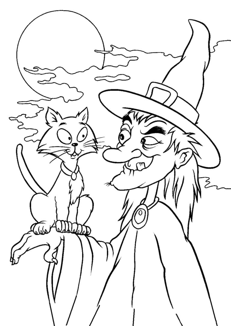 45 Disegni di Streghe da Colorare | PianetaBambini.it