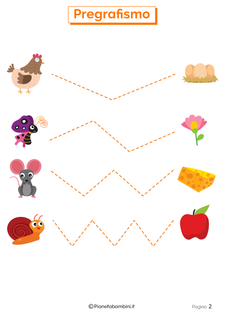 Schede di Pregrafismo di Percorsi con Linee Rette e Curve ...