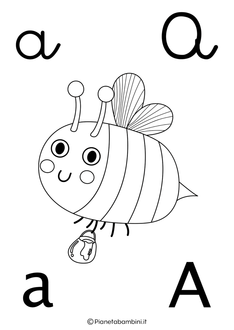 Alfabetiere da Colorare | PianetaBambini.it