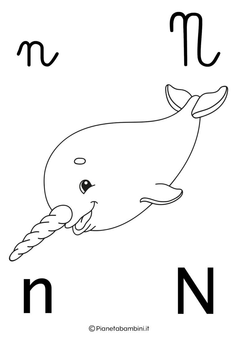 Alfabetiere Murale da Stampare (1 Lettera ogni Foglio A4 ...